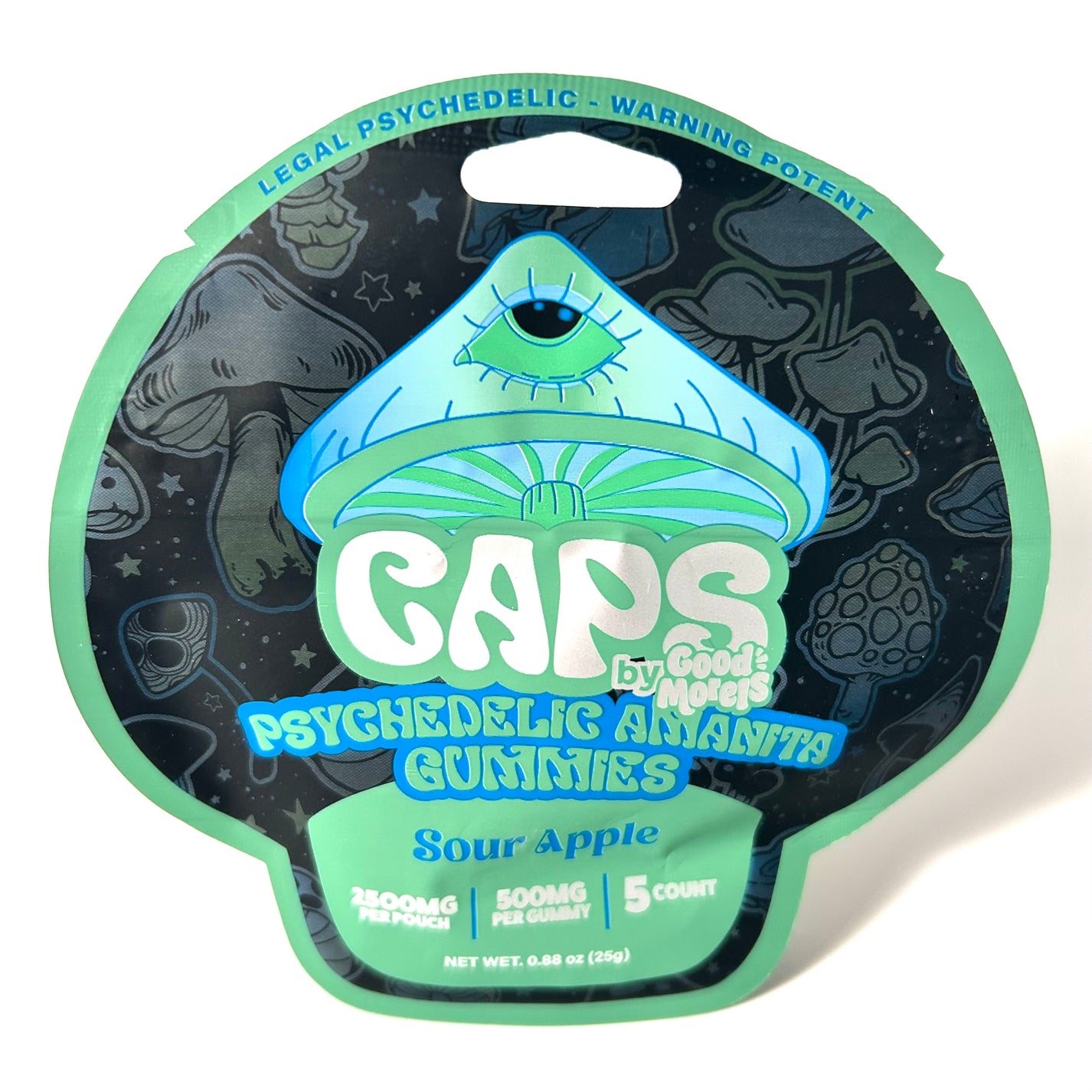 Caps Psychedelic Amanita Gummies Sour Apple 2500mg – Bertha's Depot