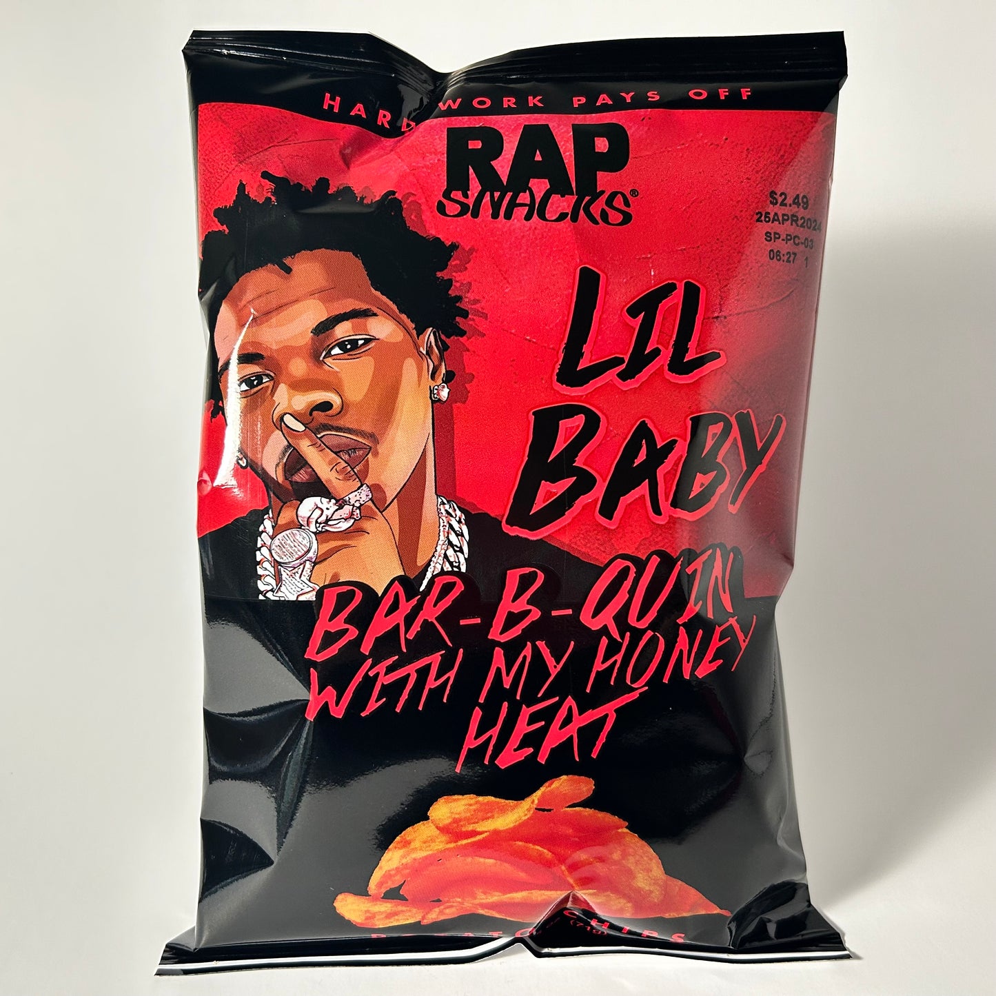 Rap Snacks Lil Baby Bar-B-Quin With My Honey Heat – Bertha's Depot